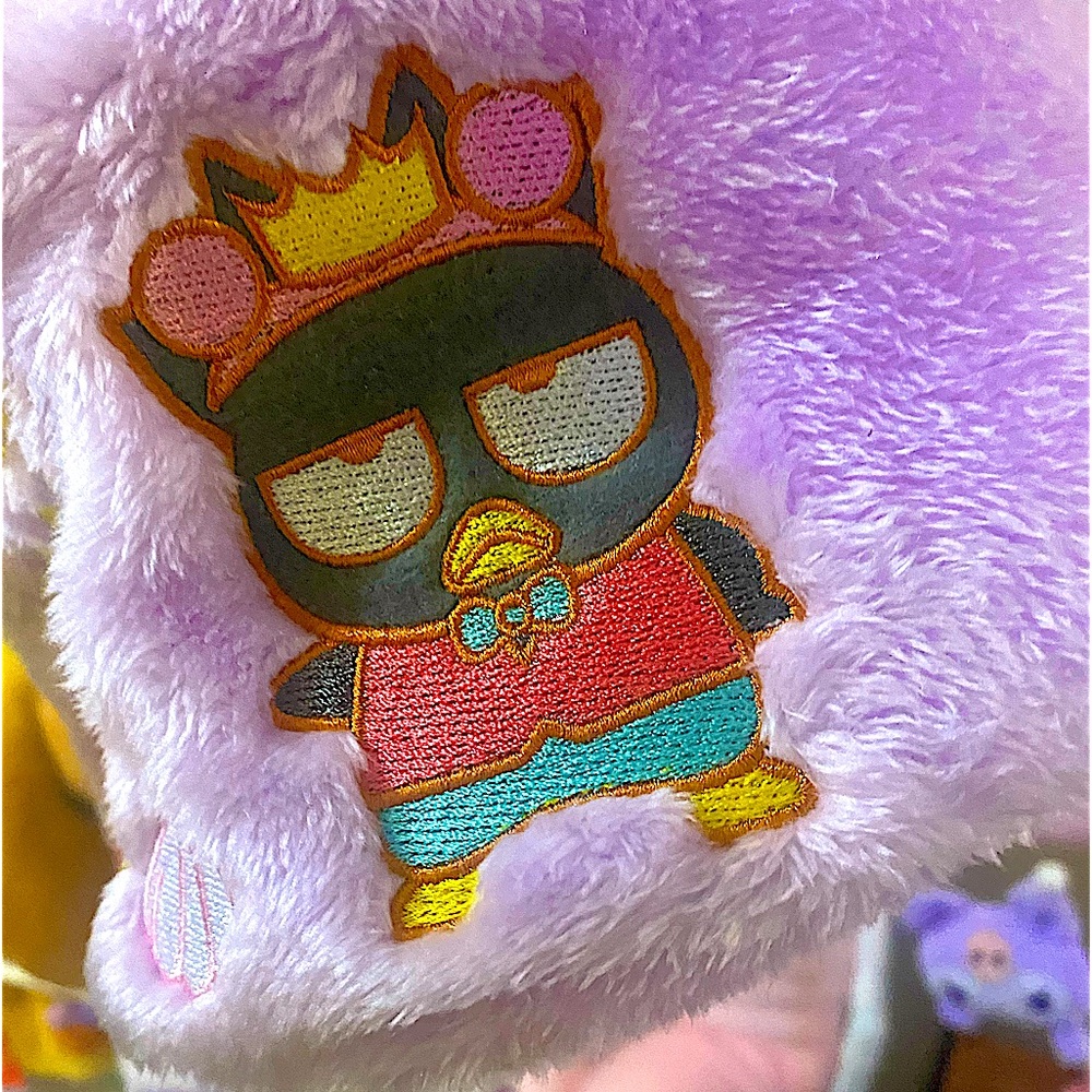 Bad Badtz Maru Fluffy Makeup Bag - Gem